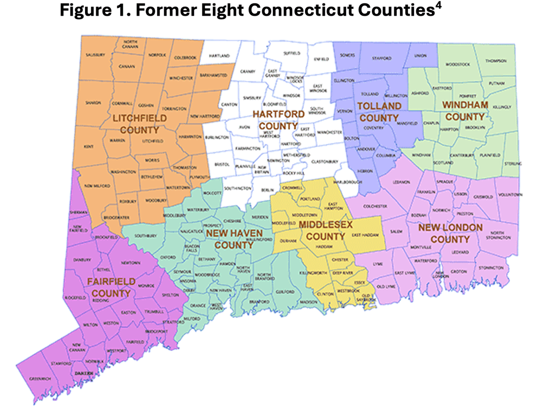 Connecticut Planning Regions Replace Counties in JobsEQ